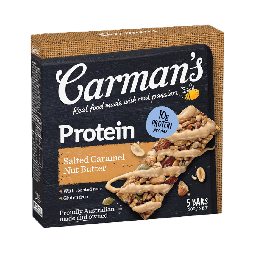 Carman's Salted Caramel Nut with Butter Protein Bar 1pack – Jaya Grocer ...